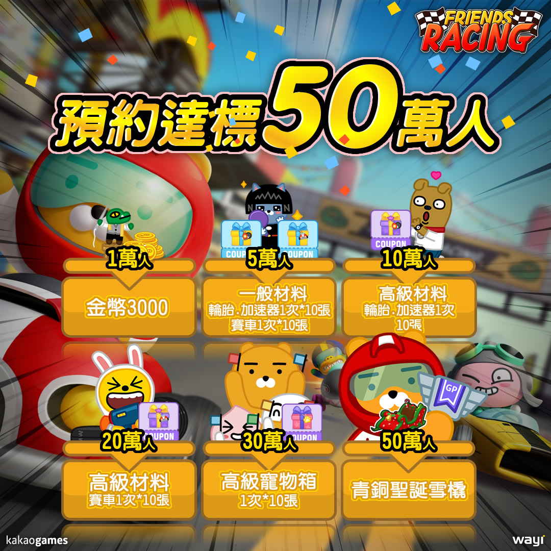 《Friends Racing》飄速登場！趕快追上RYAN一起成為賽車手吧 | 電競 | Newtalk新聞