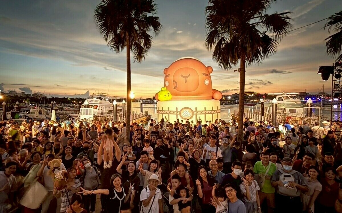 安平漁人碼頭最萌裝置藝術！台南「卡比胖拉」展期只到10/19 | 旅遊 | Newtalk新聞