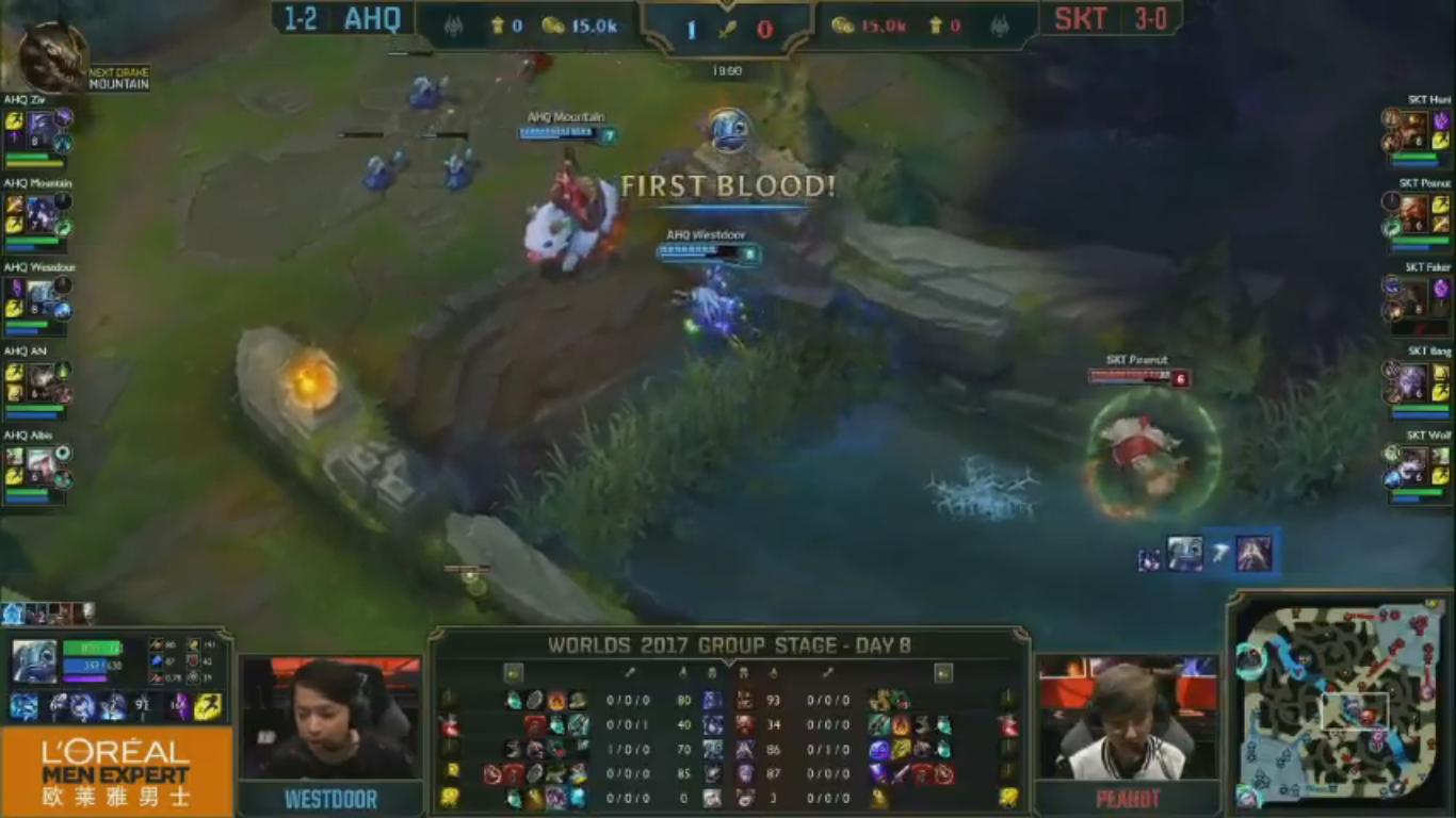 英雄聯盟世界賽》西門王爺出征！ ahq擊敗大魔王SKT | 電競 | Newtalk新聞