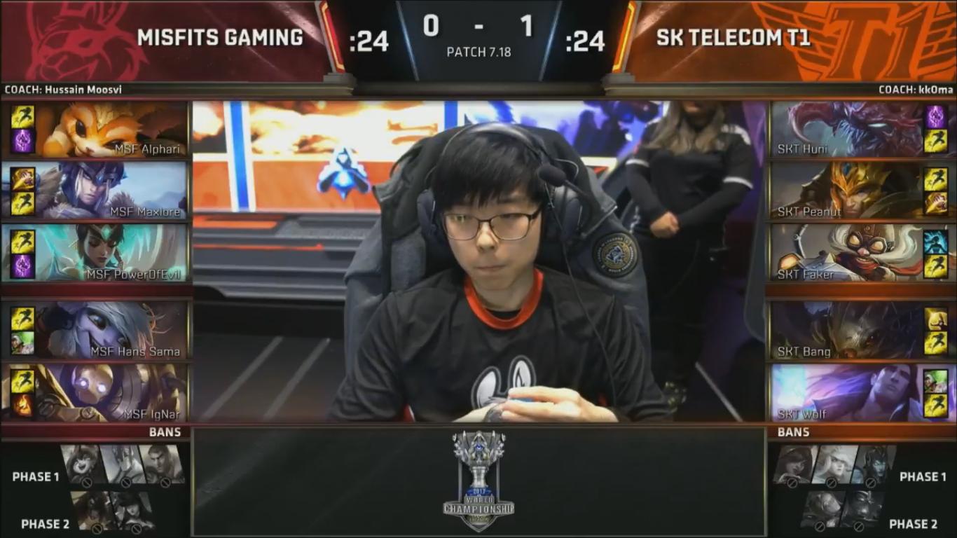 英雄聯盟世界賽》八強賽BO5 MSF第二局爆冷門打掛SKT | 電競 | Newtalk新聞