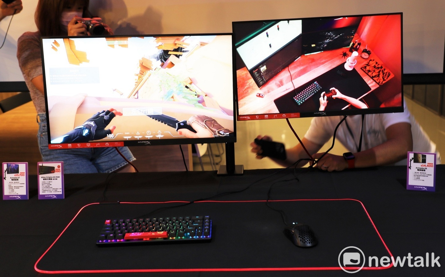 釋放桌面空間！HyperX首度推出電競螢幕搶市場 | 電競 | Newtalk新聞
