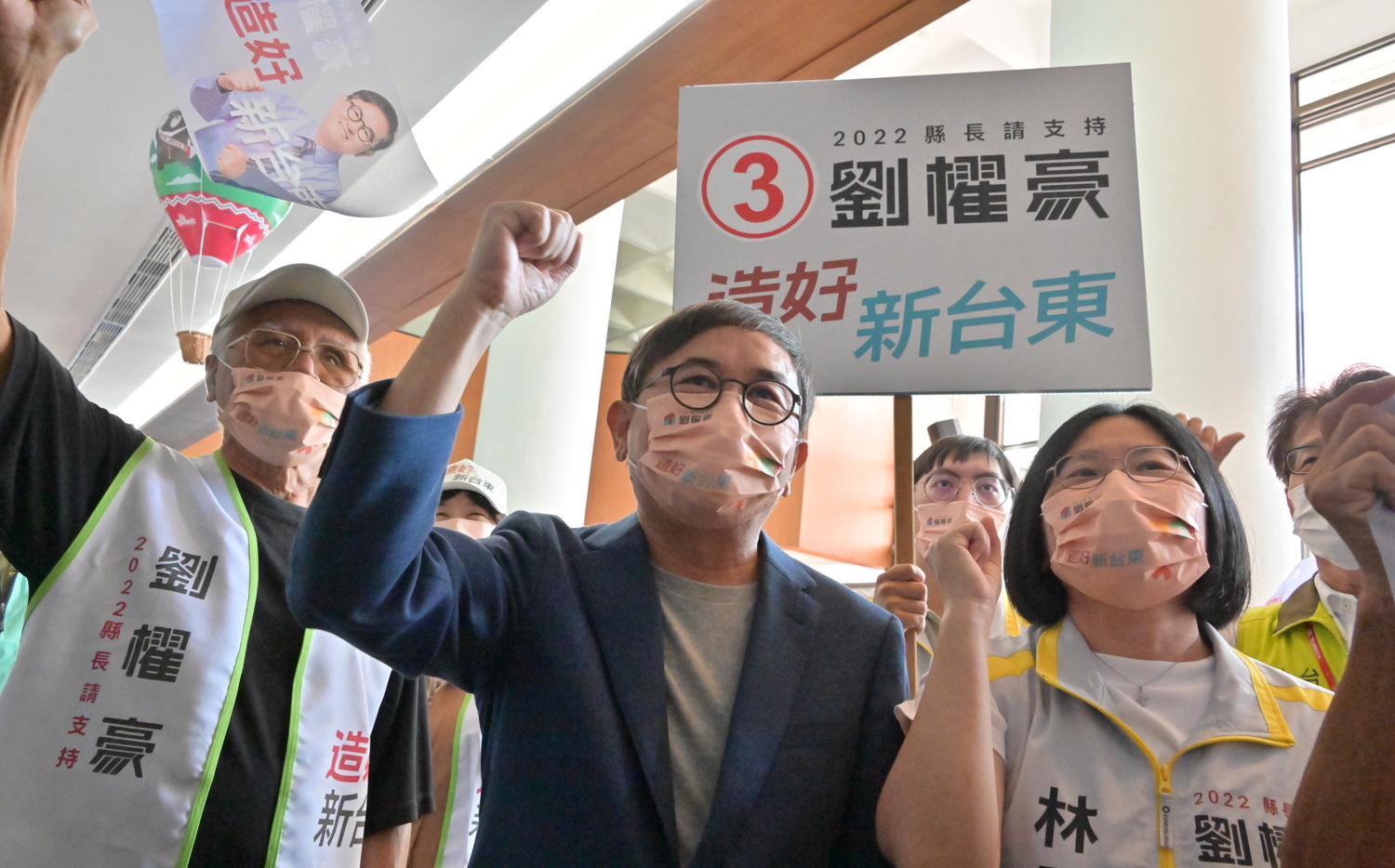 劉櫂豪抽中3號 高喊：台東OK、櫂豪OK、造好新台東一定OK | 政治 | Newtalk新聞