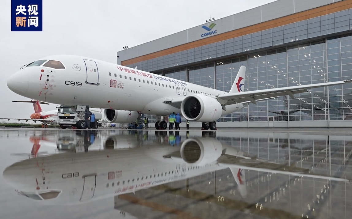 起飛就降落！中國第一架C919客機交付 首飛浦東到虹橋 | 中國 | Newtalk新聞