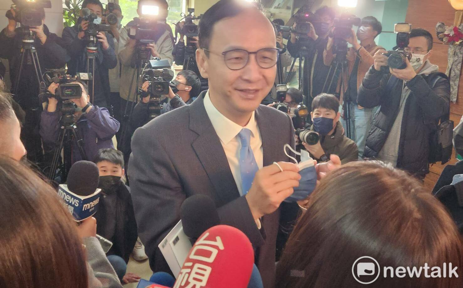 郭台銘表態照樣得等 朱立倫：一切按部就班、照既定時程 | 政治 | Newtalk新聞