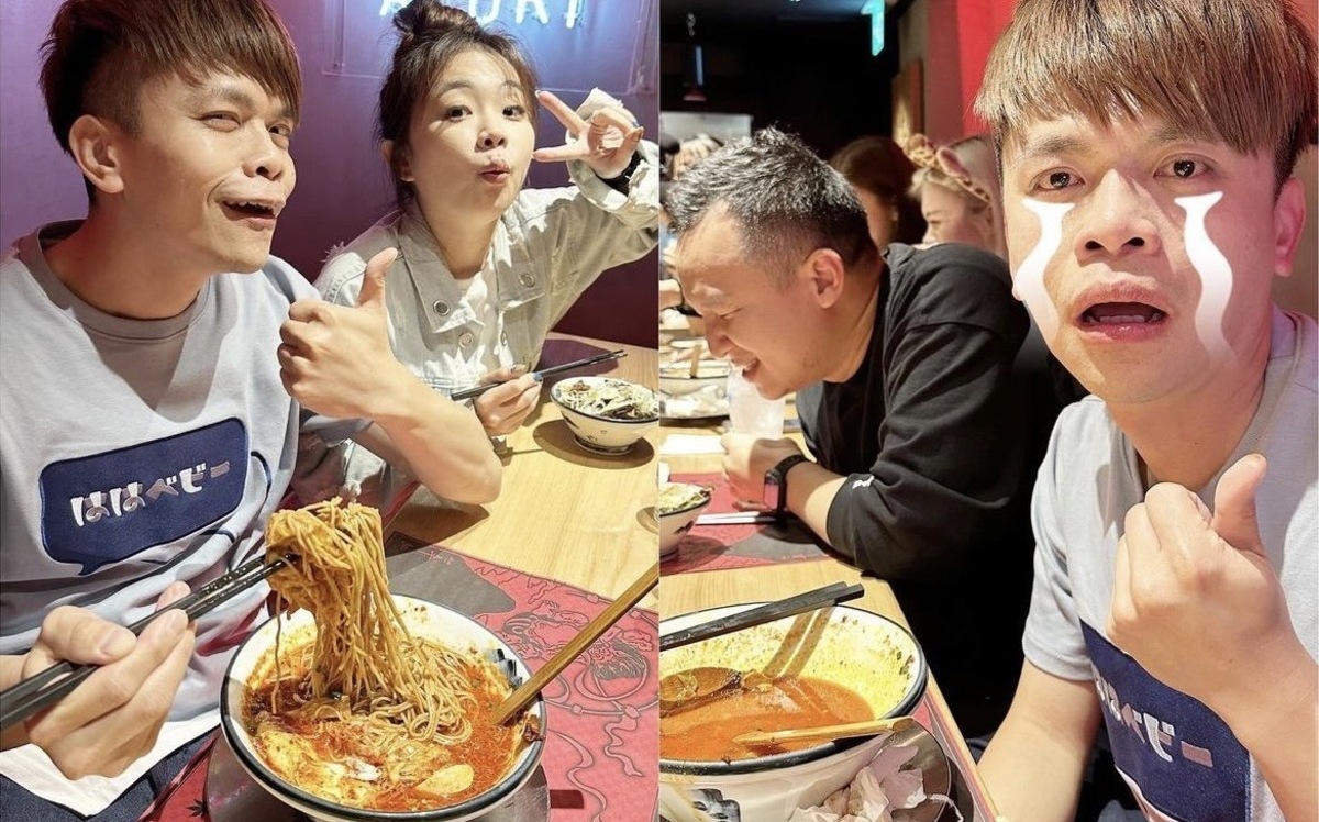 挑戰28倍辣拉麵！蔡阿嘎「吃出香腸嘴」哀嚎：恐怖R | 網紅 | Newtalk新聞