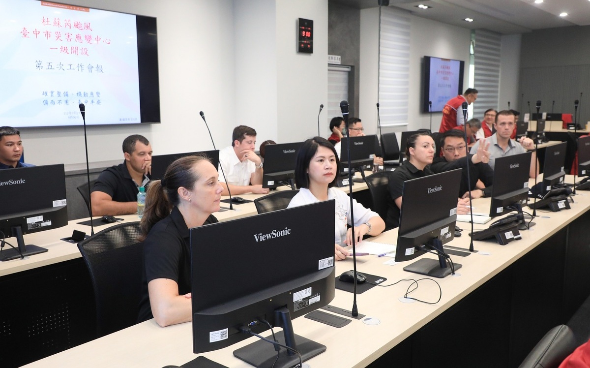 AIT派員觀摩 盧秀燕：颱風不只同島一命 全球也一命 | 政治 | Newtalk新聞