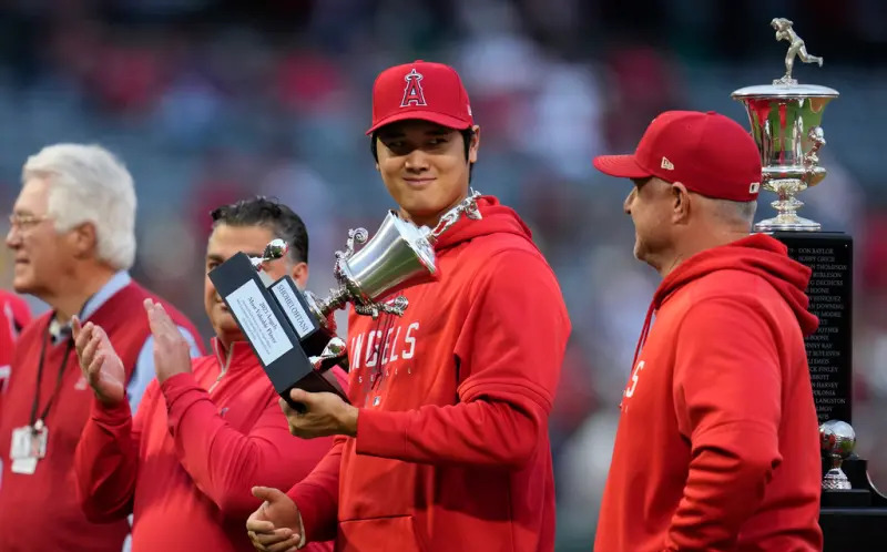 大谷連3年獲選天使隊MVP 久違現身露出燦笑 | 體育 | Newtalk新聞