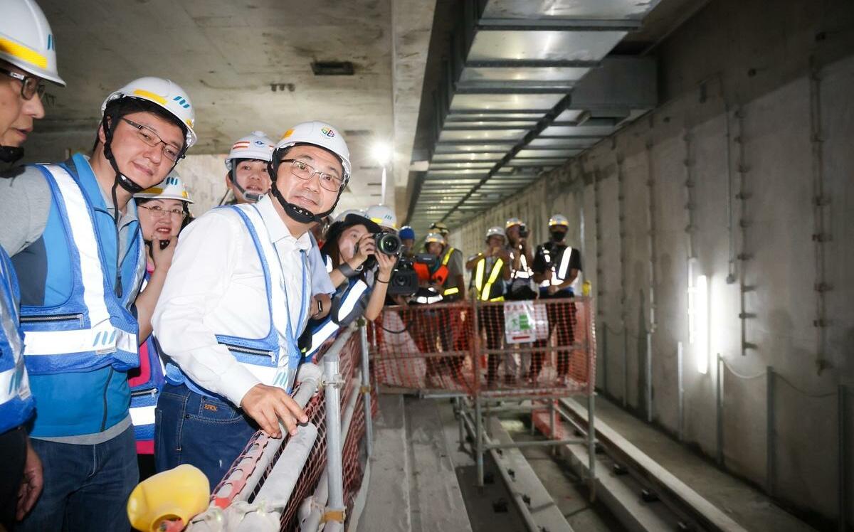 捷運萬大中和線進度逾75％ 侯友宜：力拚2027年底完工 | 生活 | Newtalk新聞