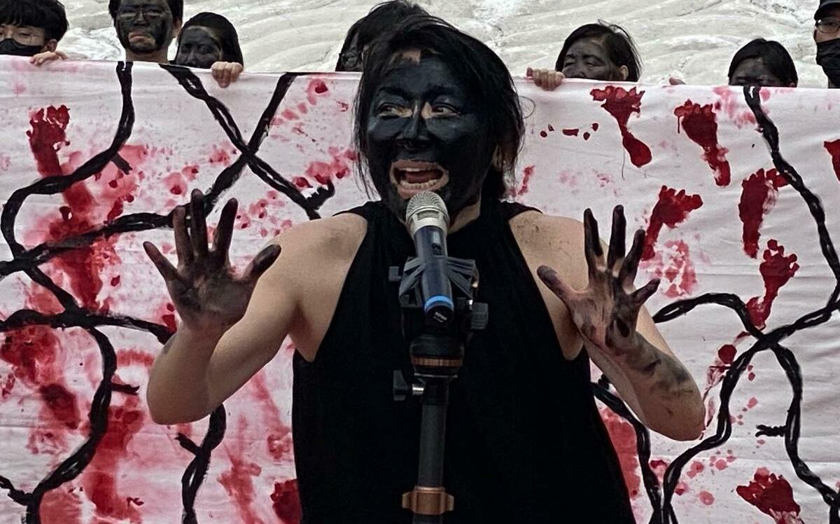 519白色恐怖！受難者「潘英雪」塗滿黑臉：大家認不出我、你免驚 | 政治 | Newtalk新聞