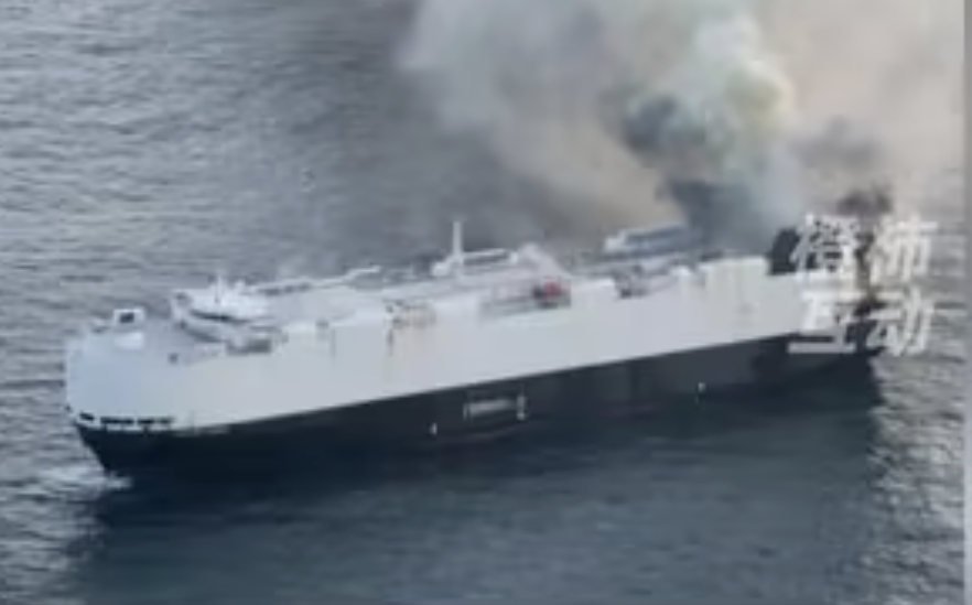 運輸船承載3,000輛車中國出發 竟在太平洋起火！22人遭撤離 | 國際 | Newtalk新聞