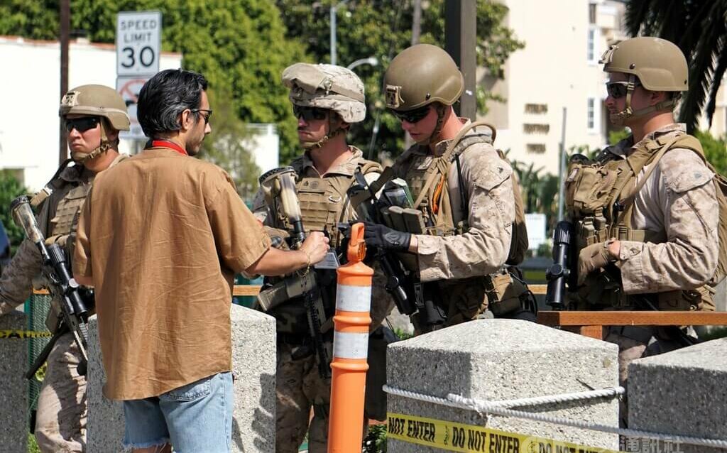 全美串連無王日抗議前夕 200名陸戰隊抵洛杉磯 | 國際 | Newtalk新聞