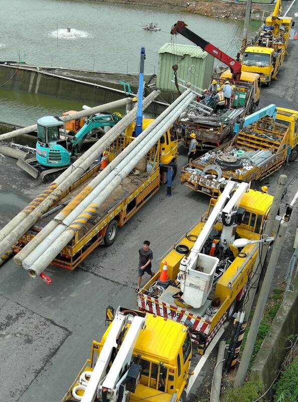 颱風重創 台電3.8萬人次、千名替代役馳援災區 | 社會 | Newtalk新聞