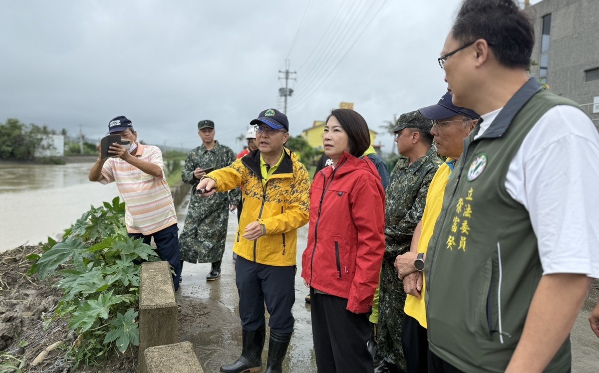 強降雨高風險期 周春米下鄉視察滯洪與排水整備 | 生活 | Newtalk新聞
