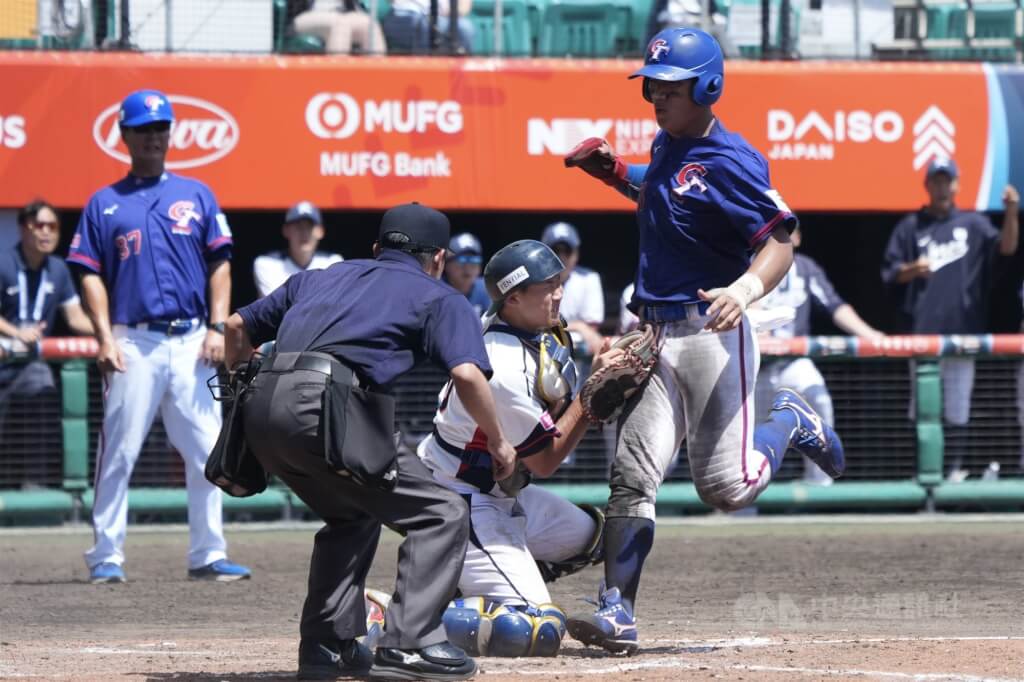 U18世界盃曾聖恩因阻擋得分 沒滑壘被驅逐出場 | 體育 | Newtalk新聞