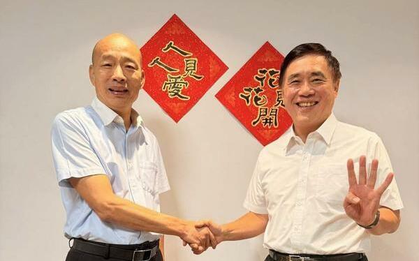 郝龍斌南下拜會韓國瑜 獲祝福「心想4成」盼穩大局返執政 | 政治 | Newtalk新聞