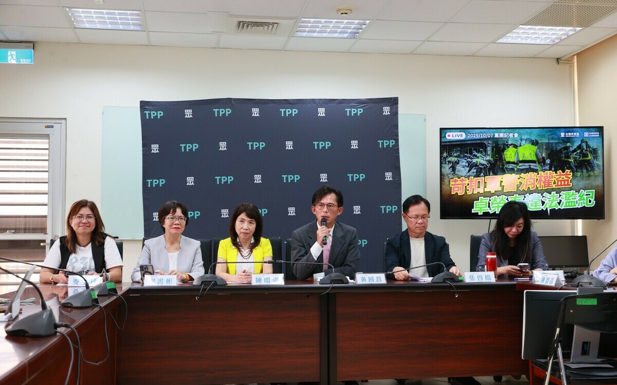 不編軍人加薪！民眾黨團將告發卓榮泰瀆職、剋扣公務員款項 | 政治 | Newtalk新聞